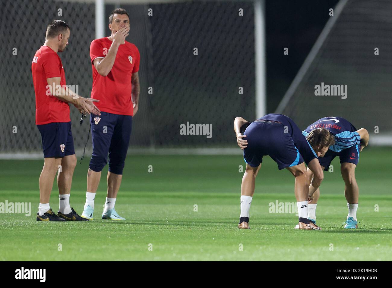 Luka Modric. of Croatia during Croatia training session at Al Ersal 3 ...