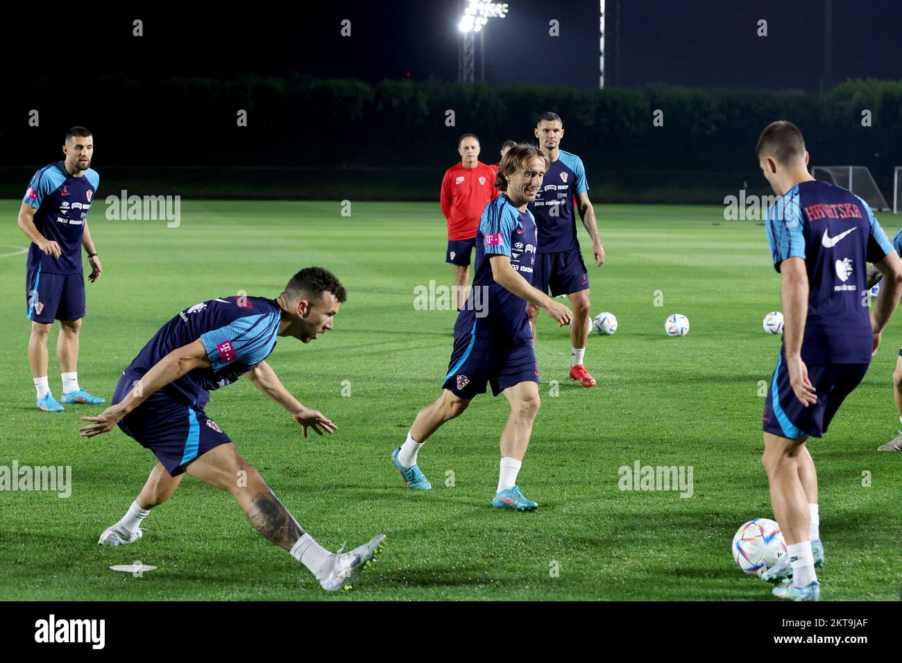Luka Modric. of Croatia during Croatia training session at Al Ersal 3 ...