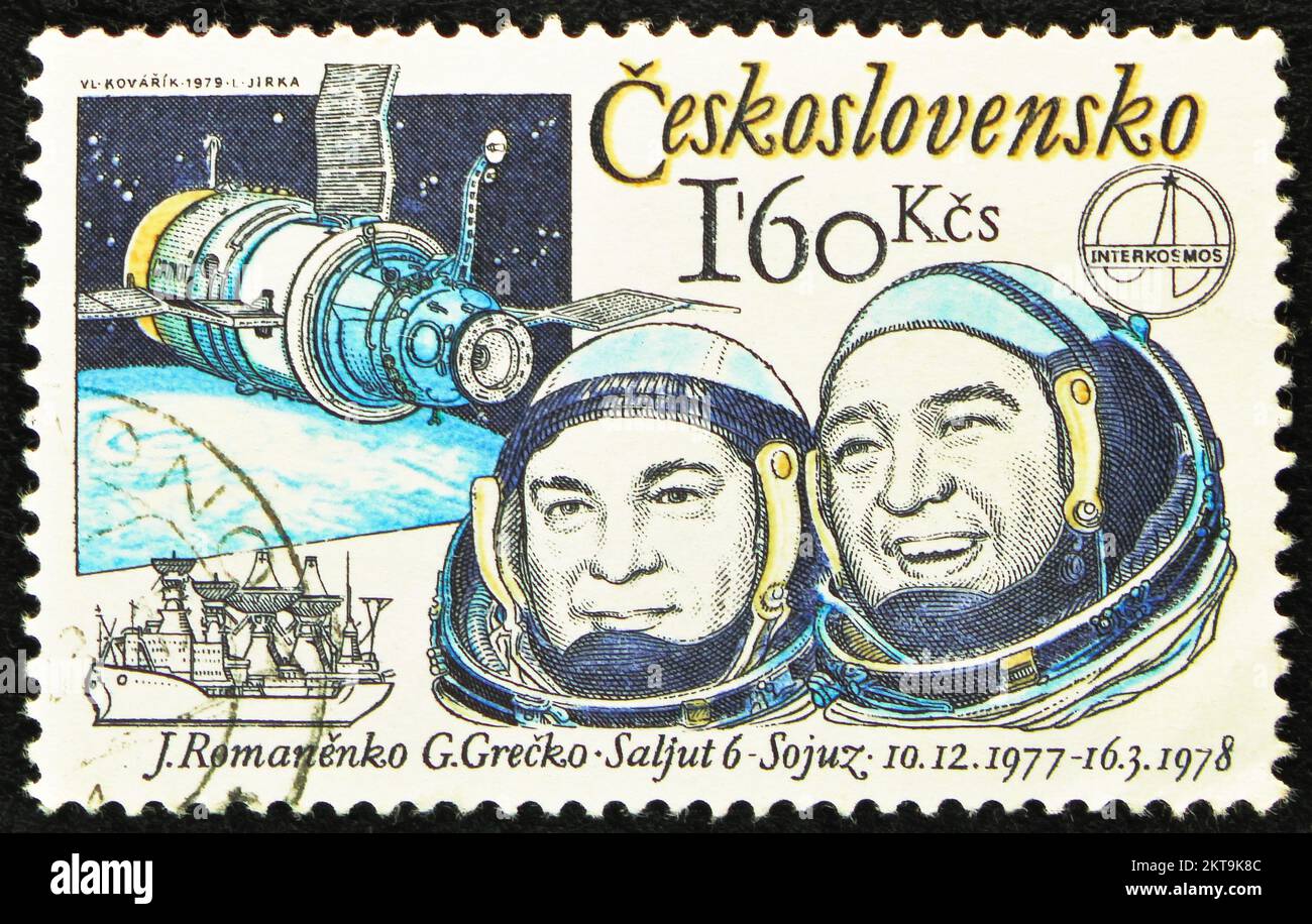 MOSCOW, RUSSIA - OCTOBER 29, 2022: Postage stamp printed in ...