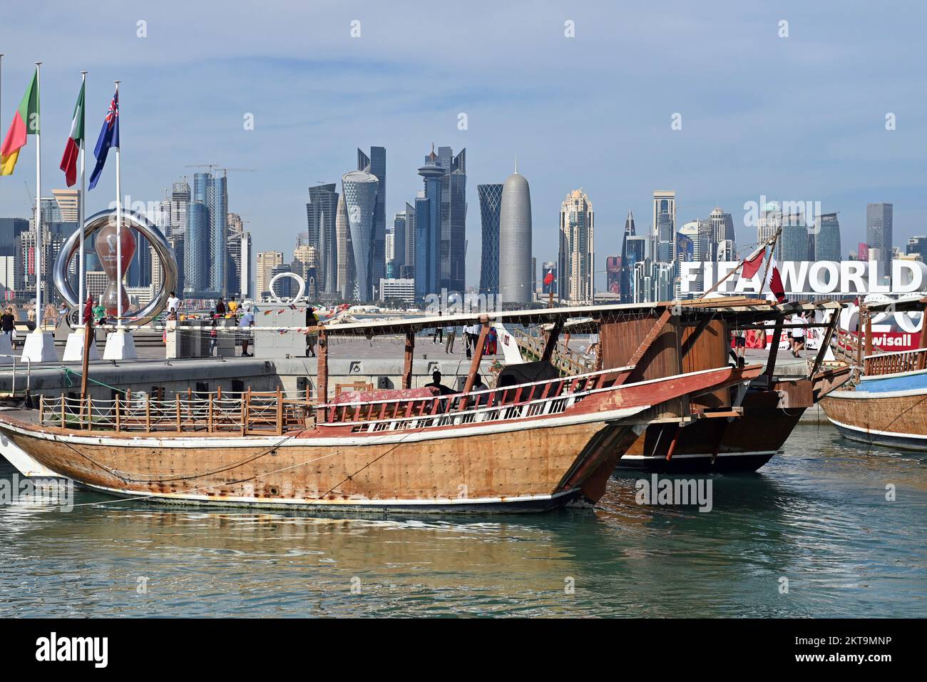 Impressions from Doha/Qatar on November 29th, 2022. FIFA Fanfest ...