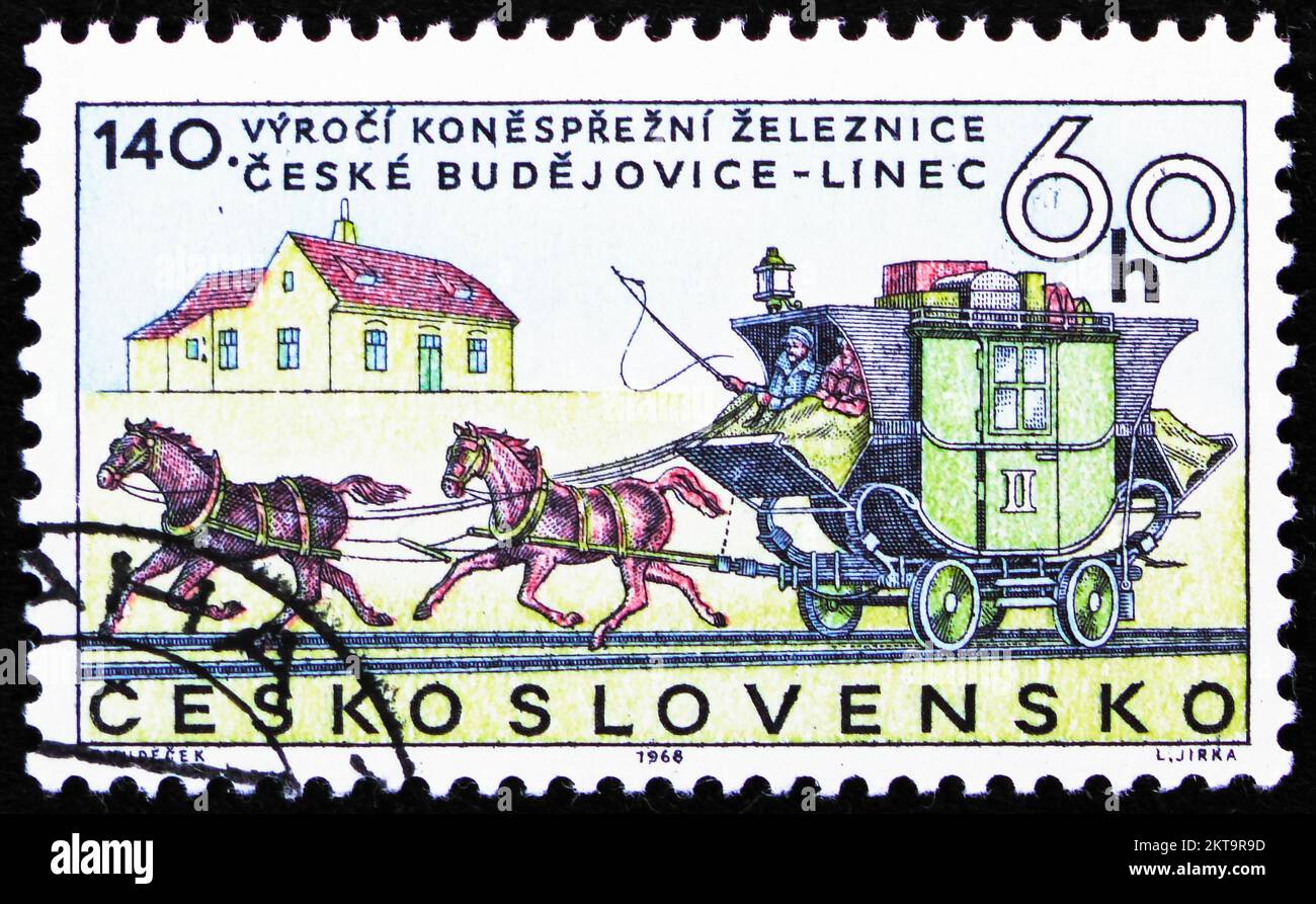 MOSCOW, RUSSIA - OCTOBER 29, 2022: Postage stamp printed in ...