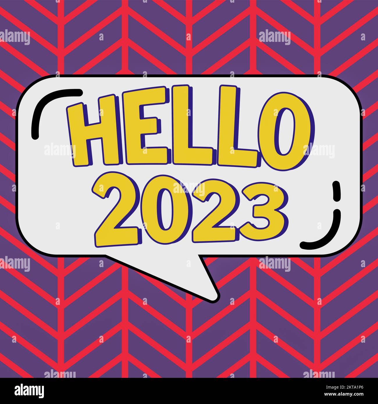 Text showing inspiration Hello 2023, Business approach celebration of ...