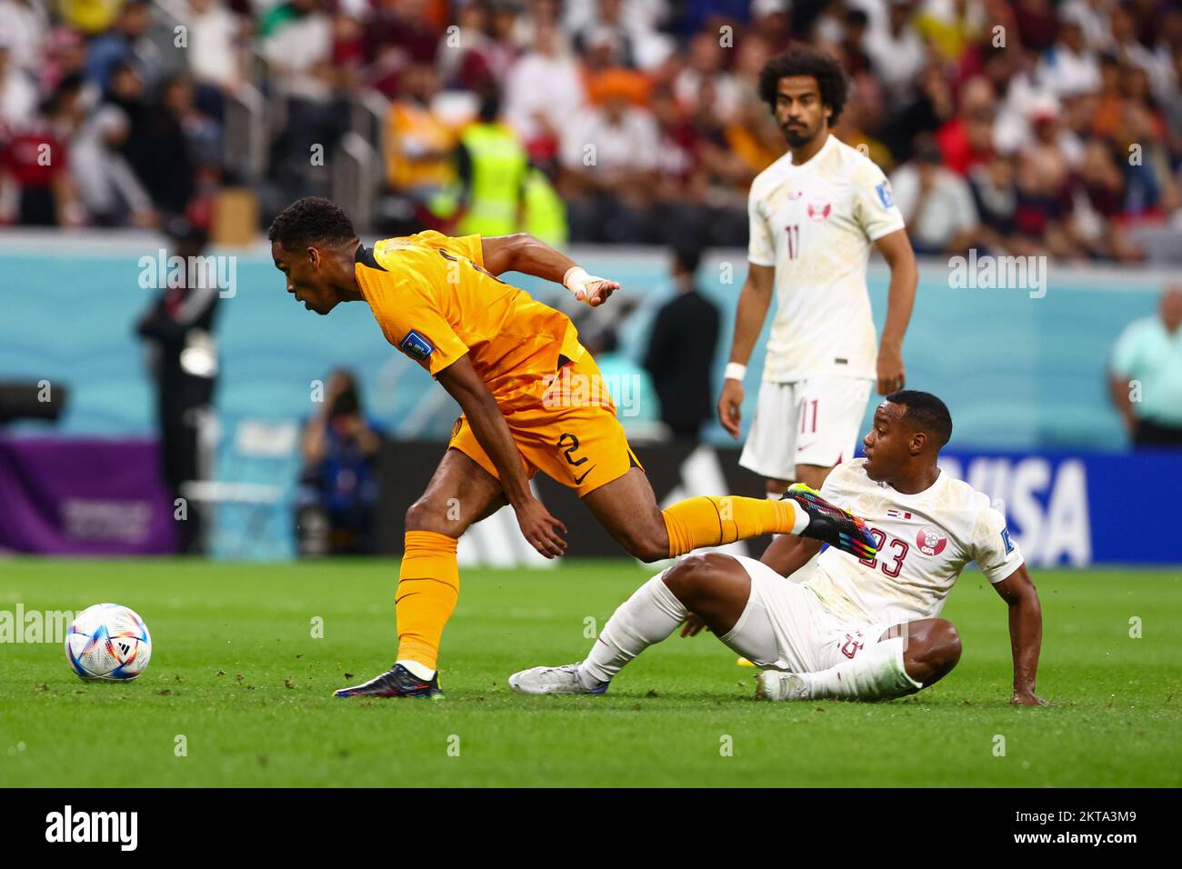 Doha, football, FIFA World Cup 2022, Netherlands. 29th Nov, 2022. v ...