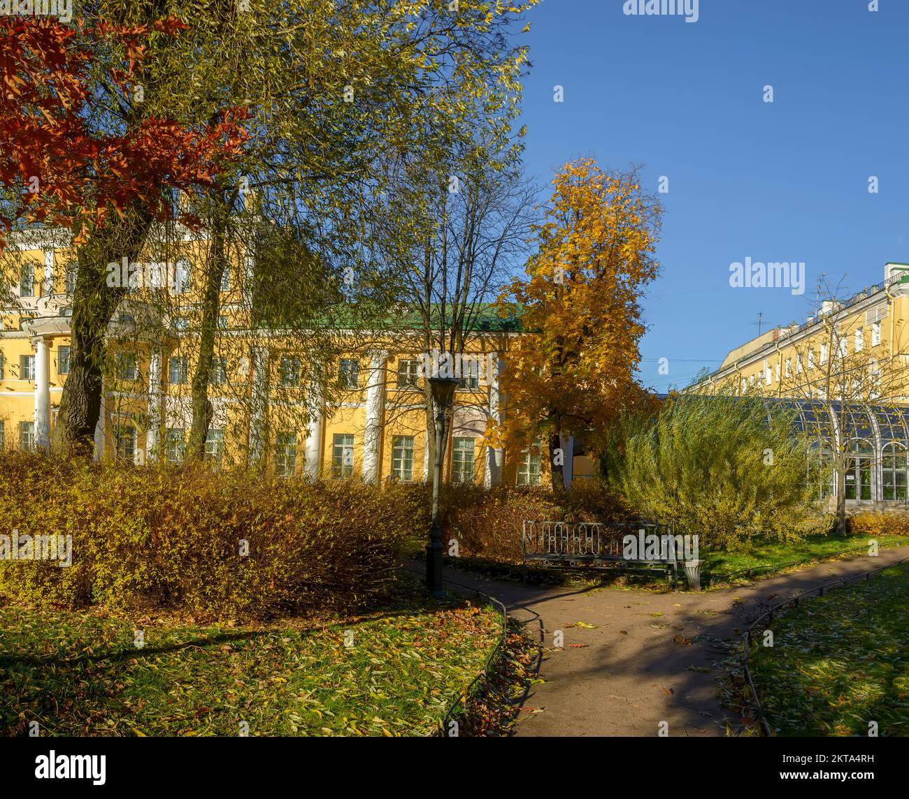 Walk through the Polish Garden at the Derzhavin estate on the ...