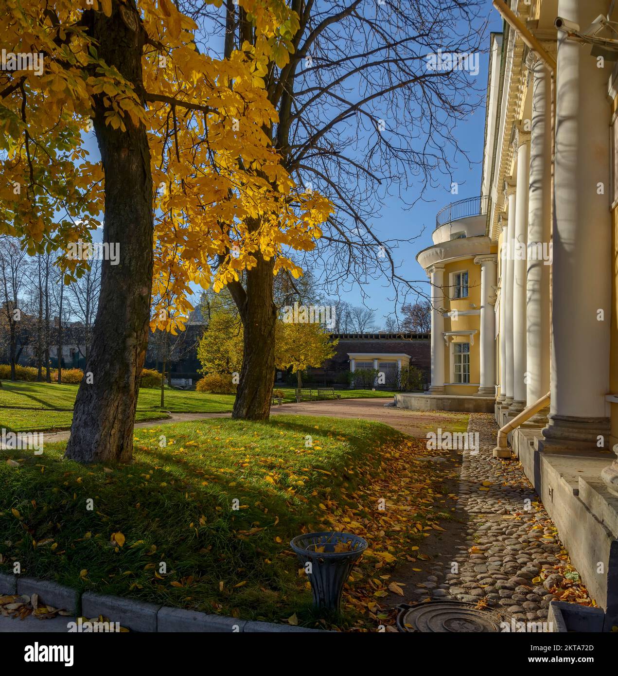 Walk through the Polish Garden at the Derzhavin estate on the ...