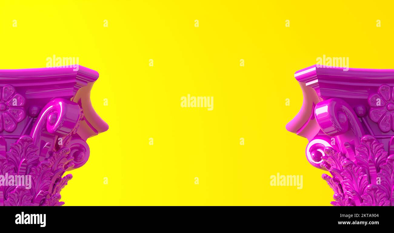 Corinthian column illustration hi-res stock photography and images - Alamy