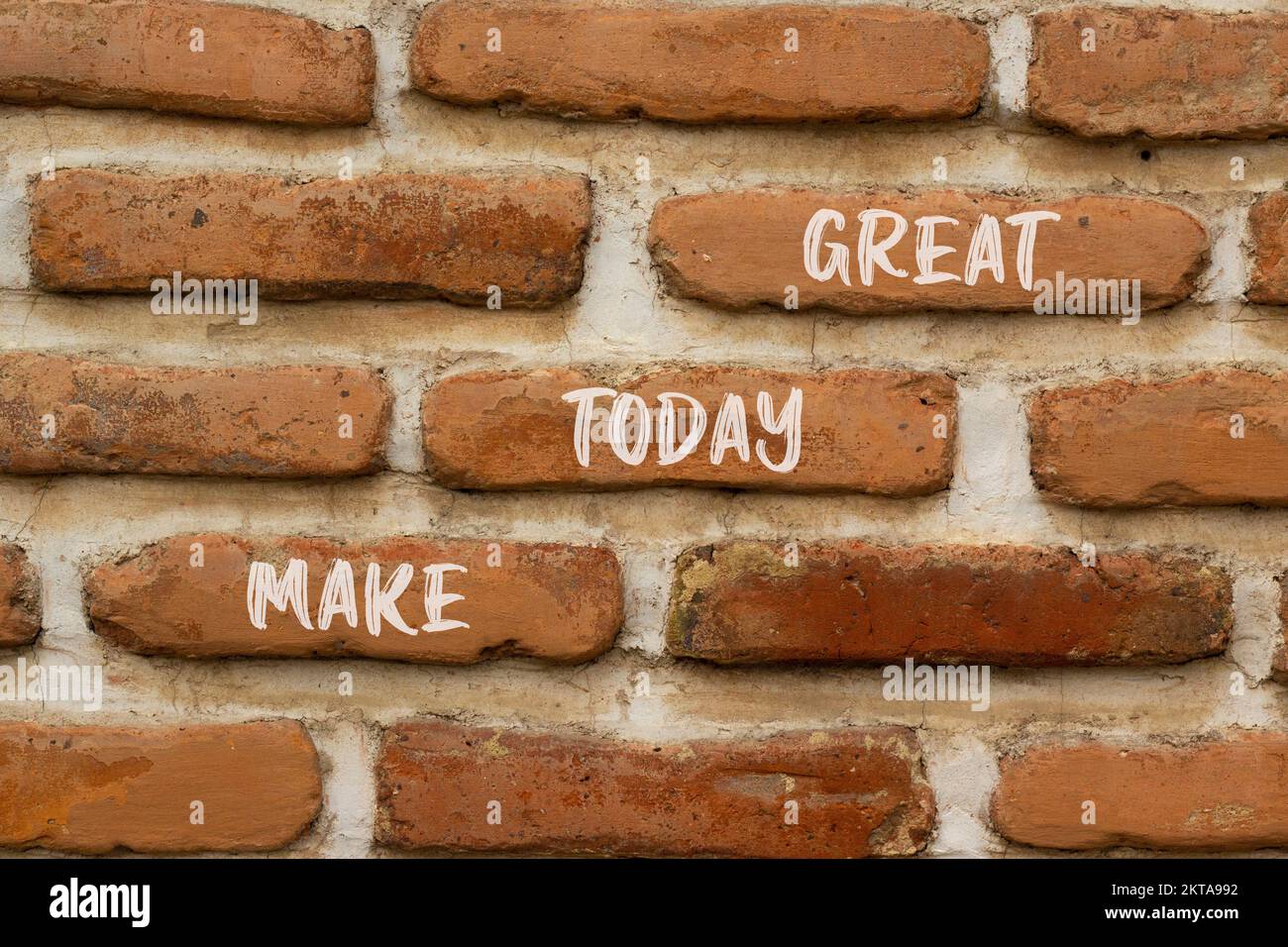 Motivation and Make today great symbol. Concept words Make today great ...