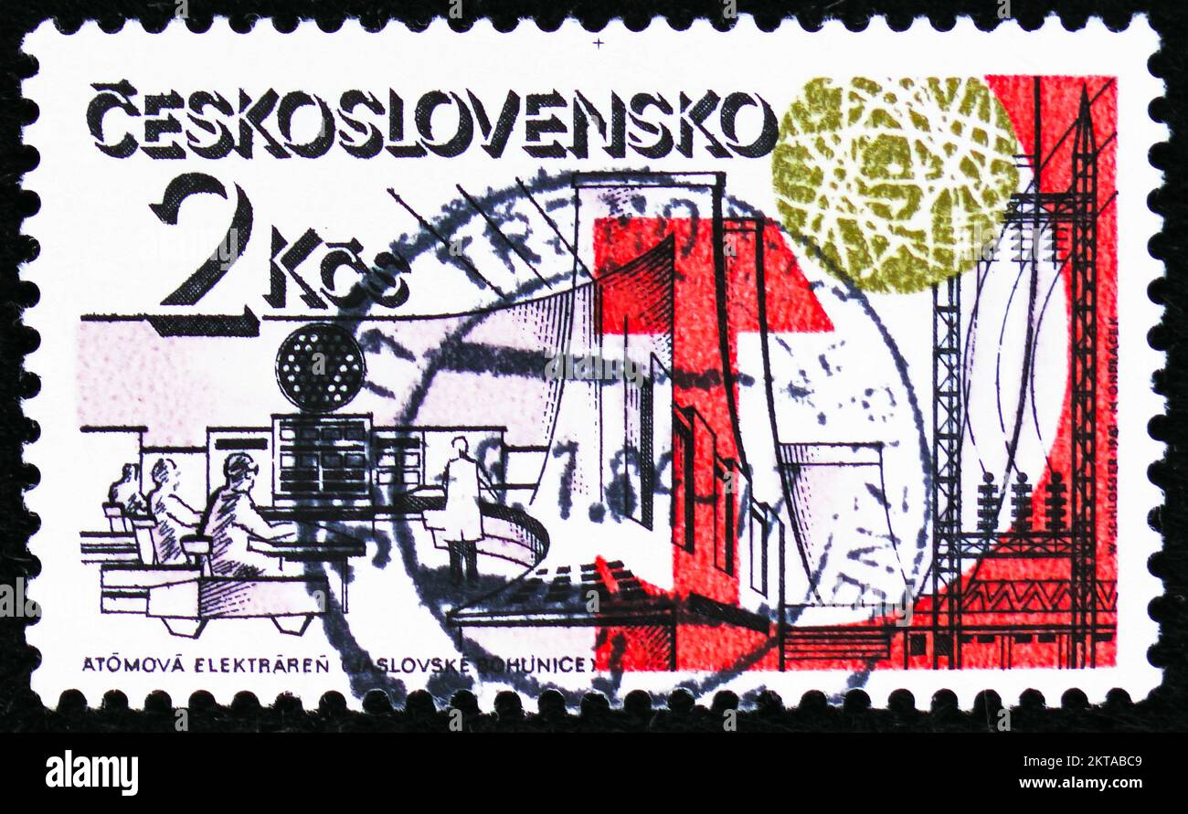 MOSCOW, RUSSIA - OCTOBER 29, 2022: Postage stamp printed in ...