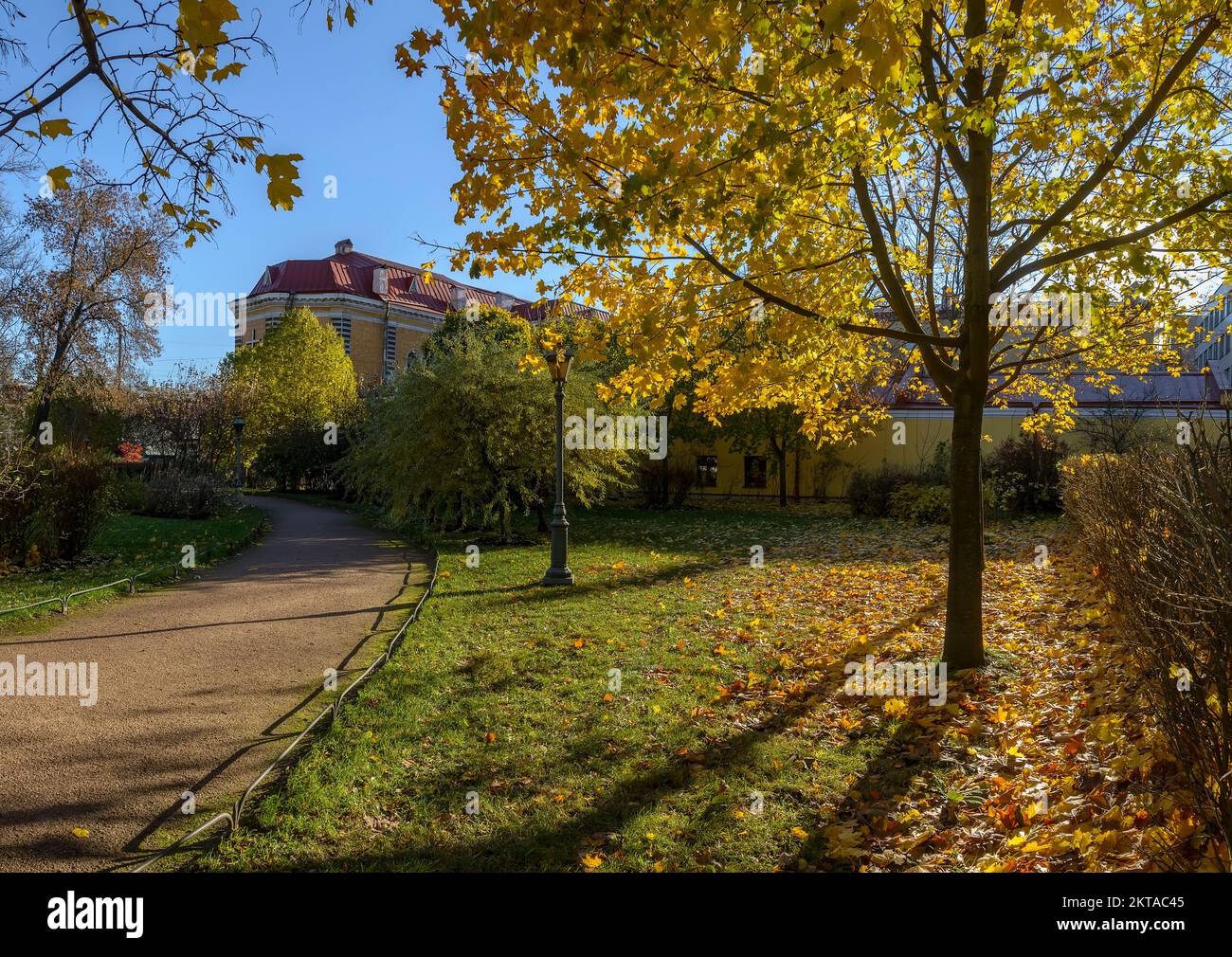 Walk through the Polish Garden at the Derzhavin estate on the ...