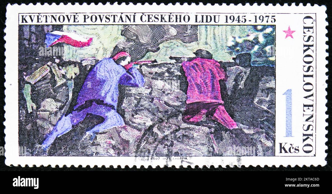 MOSCOW, RUSSIA - OCTOBER 29, 2022: Postage stamp printed in ...