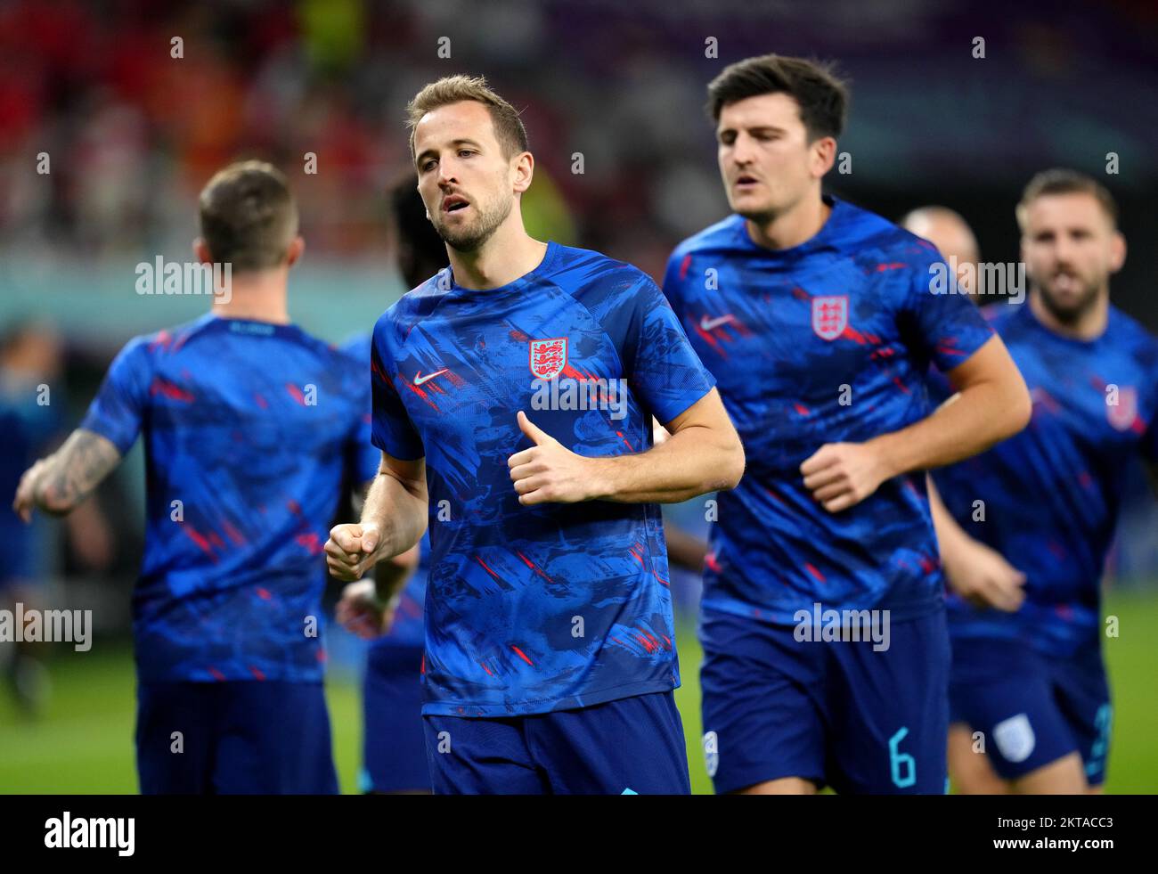 England's Harry Kane ahead of the FIFA World Cup Group B match at the ...