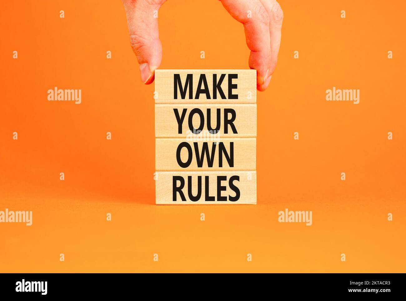 Make your own rules symbol. Concept words Make your own rules on wooden ... Make your own rules symbol. Concept words Make your own rules on wooden ...