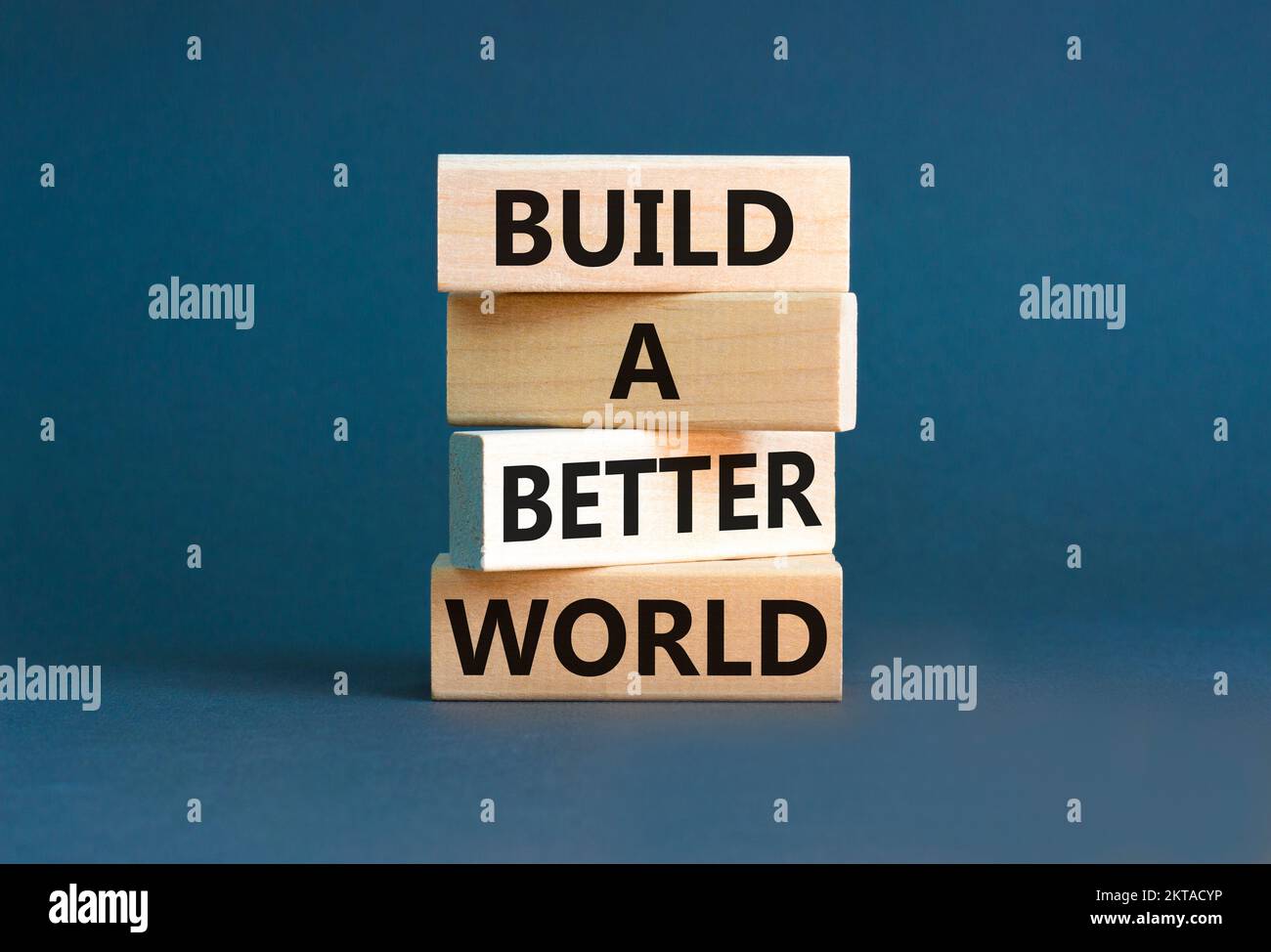 Build a better world symbol. Concept words Build a better world on ...