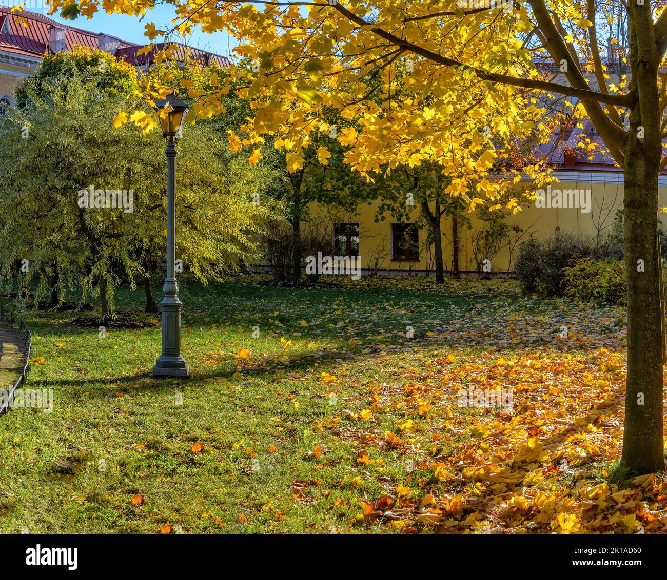 Walk through the Polish Garden at the Derzhavin estate on the ...