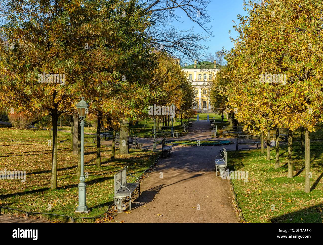 Walk through the Polish Garden at the Derzhavin estate on the ...