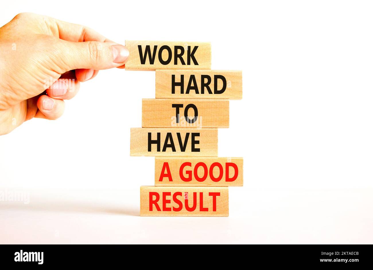 Work hard for result symbol. Concept words Work hard to have a good ...