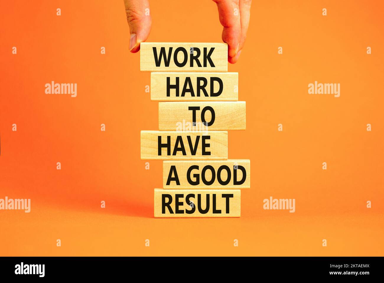 Work hard for result symbol. Concept words Work hard to have a good ...