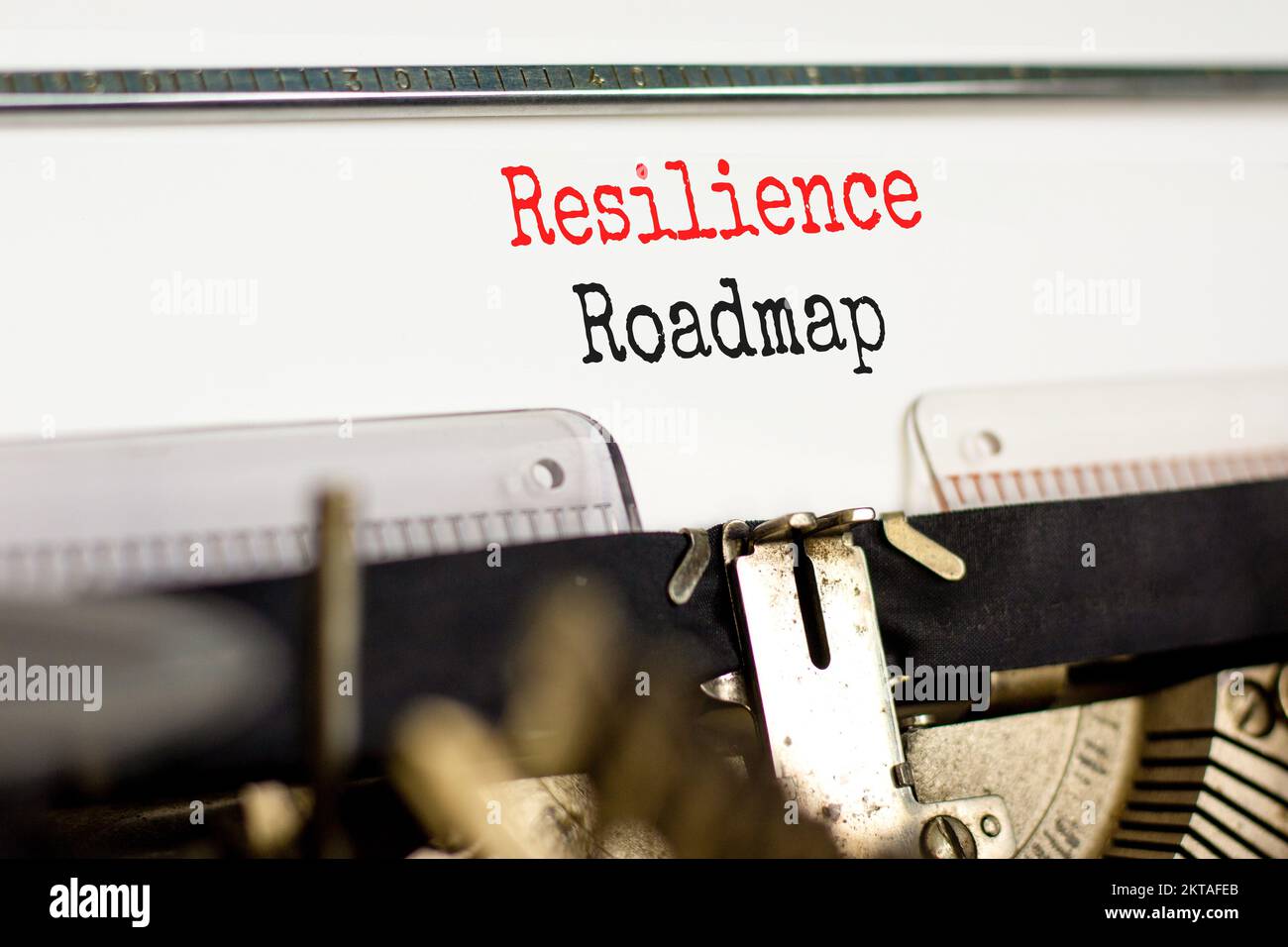 Resilience roadmap symbol. Concept word Resilience roadmap typed on ...