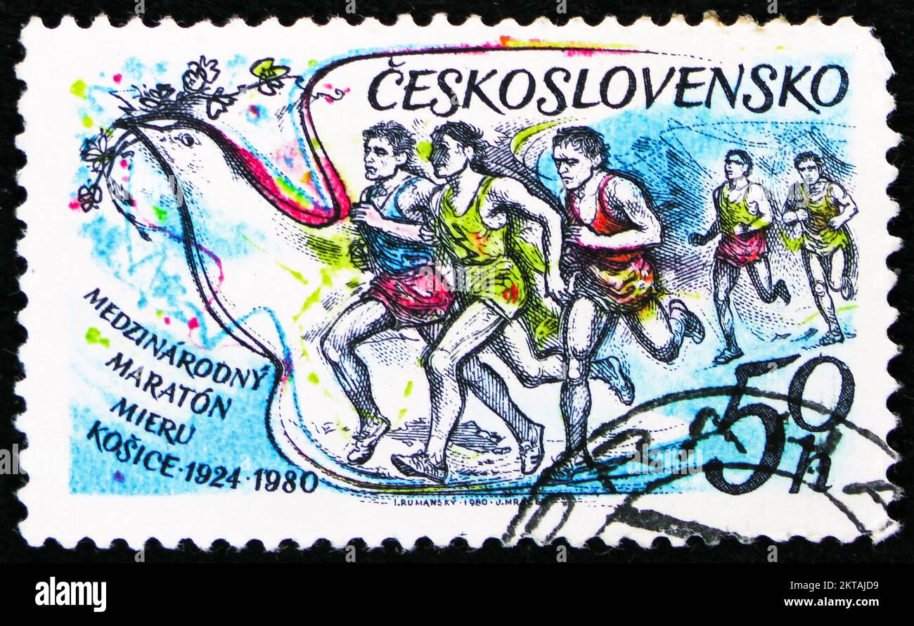 MOSCOW, RUSSIA - OCTOBER 29, 2022: Postage stamp printed in ...