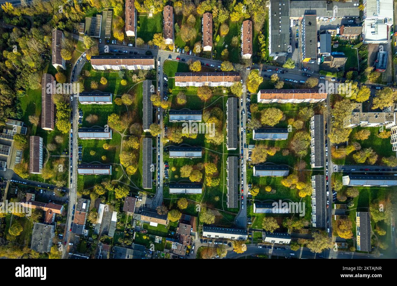 Apartment block row houses greifswalder strasse hi-res stock ...