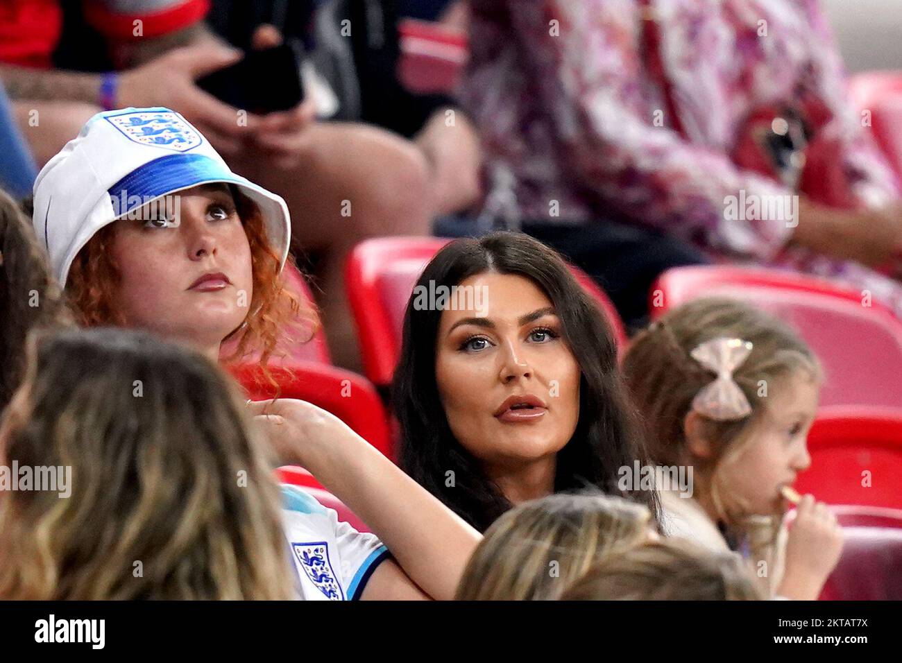 Ashleigh Behan girlfriend of England's Kalvin Phillips before the FIFA ...