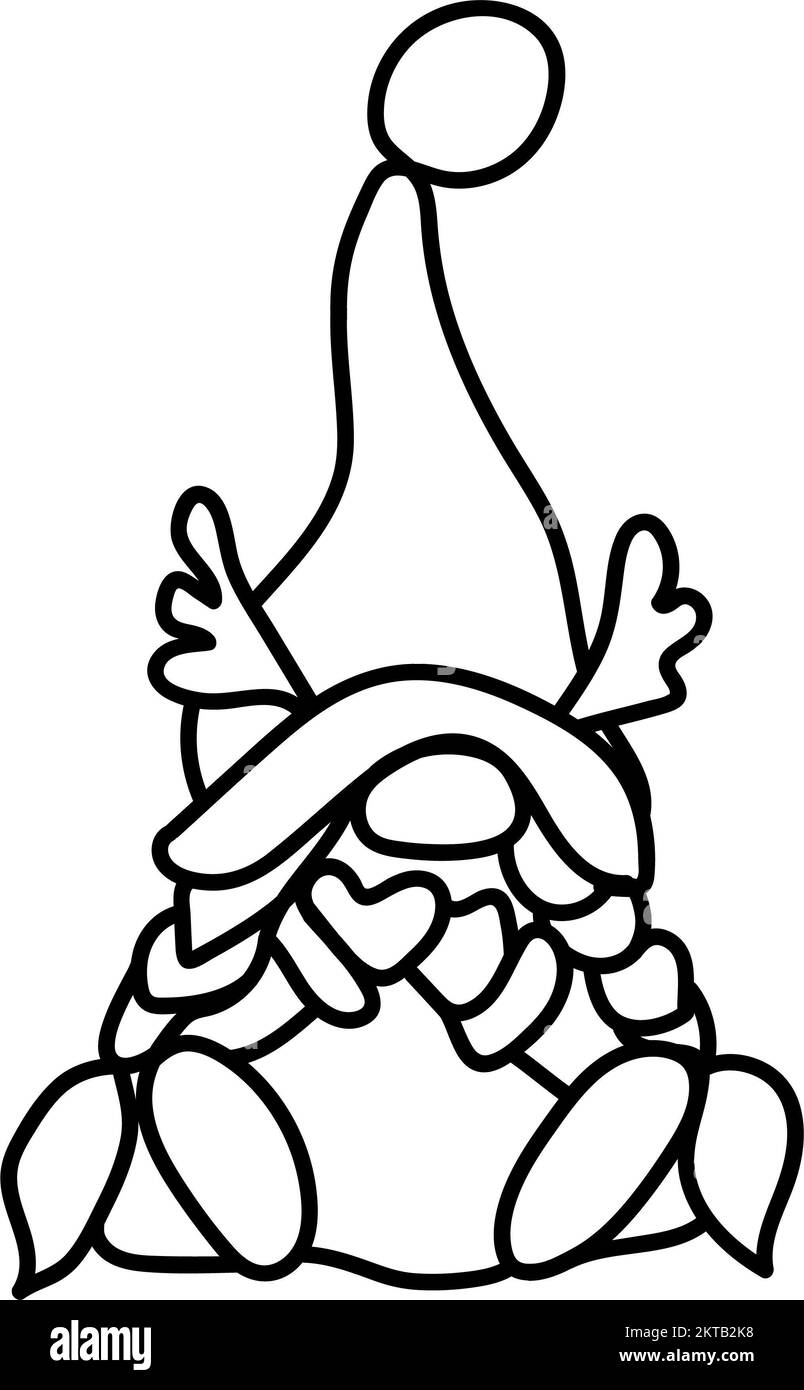 SVG Christmas gnomes. Cute Ornament. Quote for Happy Holidays. Perfect ...