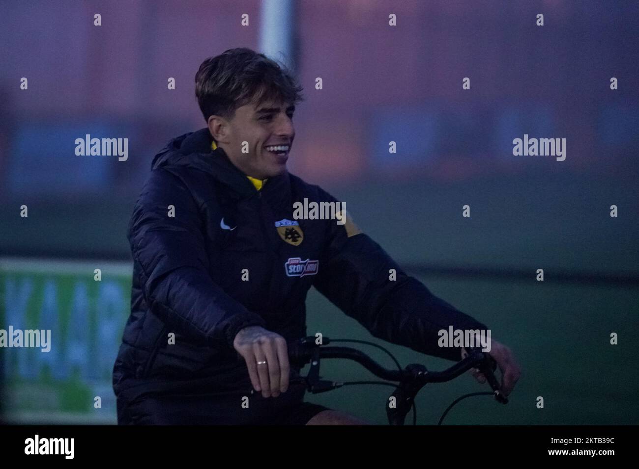 BURGH-HAAMSTEDE, NETHERLANDS - NOVEMBER 29: Lazaros Rota of AEK Athens ...