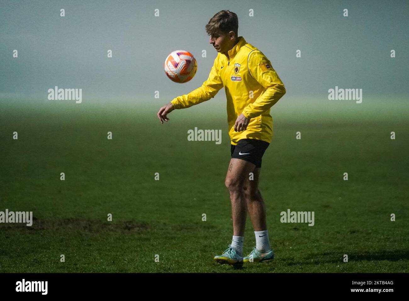 BURGH-HAAMSTEDE, NETHERLANDS - NOVEMBER 29: Lazaros Rota of AEK Athens ...