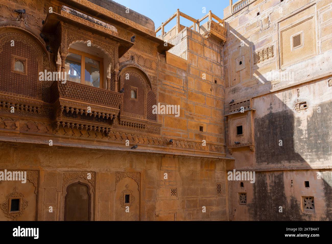 Jaisalmer, Rajasthan, India - 15th October 2019 : Sandstone made ...