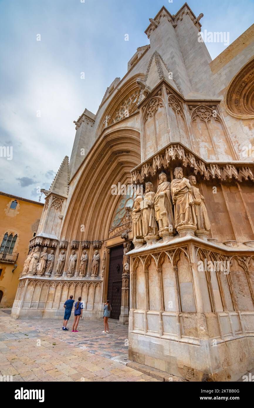 View of Catalan city Tarragona, Spain Stock Photo - Alamy