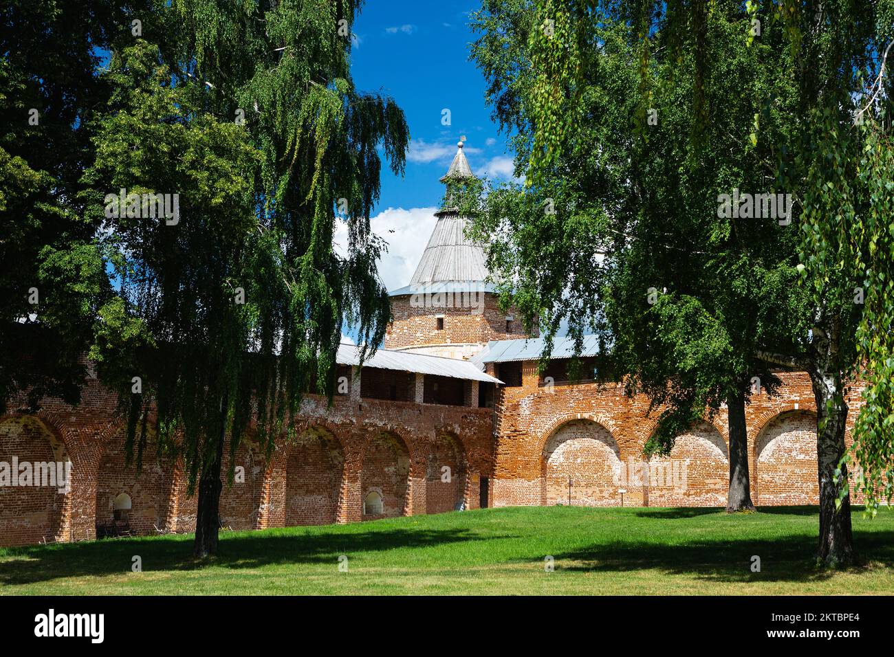 brick fortress walls of a small fortified citadel Stock Photo - Alamy