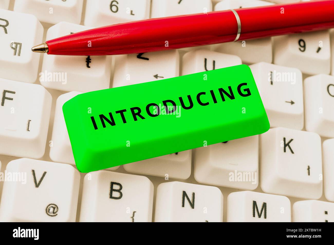 Hand writing sign Introducing, Conceptual photo Presenting a topic or ...