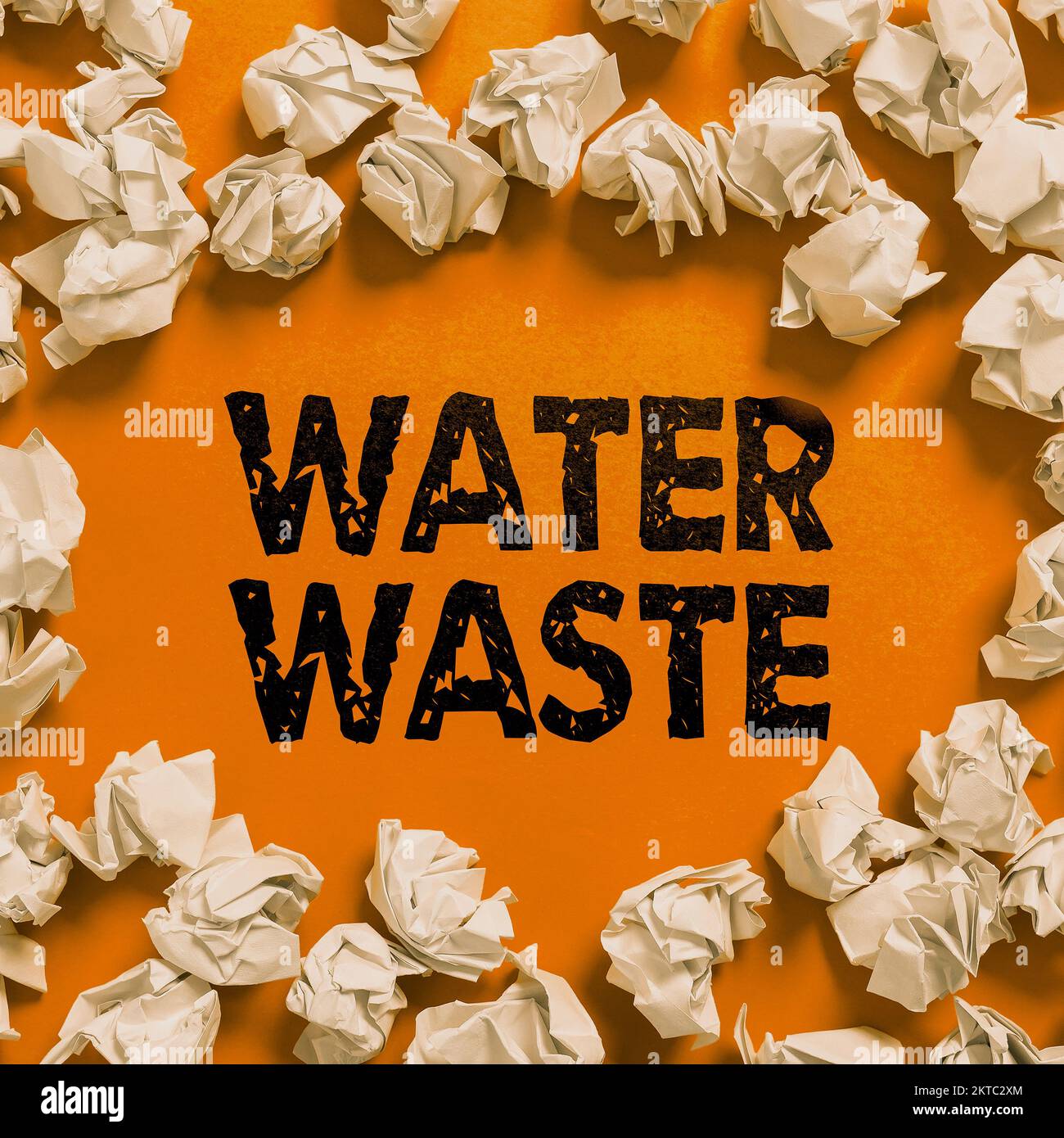 Conceptual caption Water Waste, Word for liquid that has been used as ...