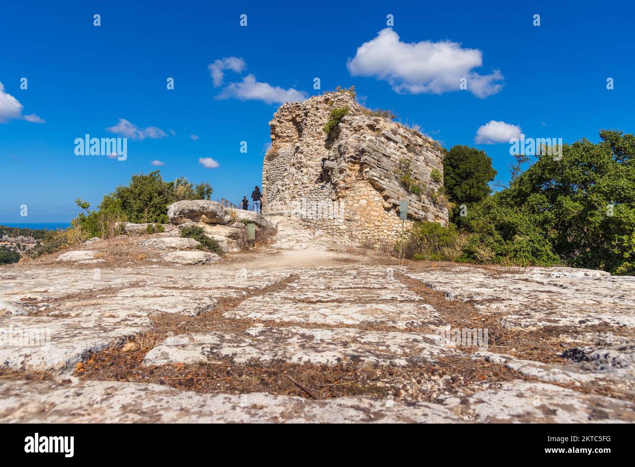 The archaeological site at Eleftherna (Eleutherna) on Crete, Greece ...