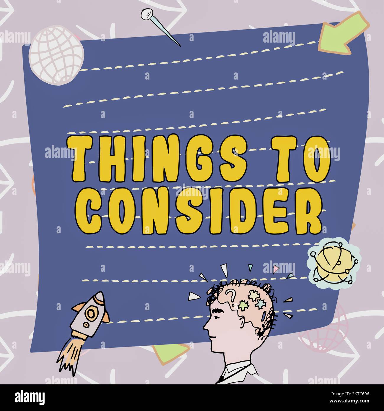 Inspiration showing sign Things To Consider, Word Written on list to ...