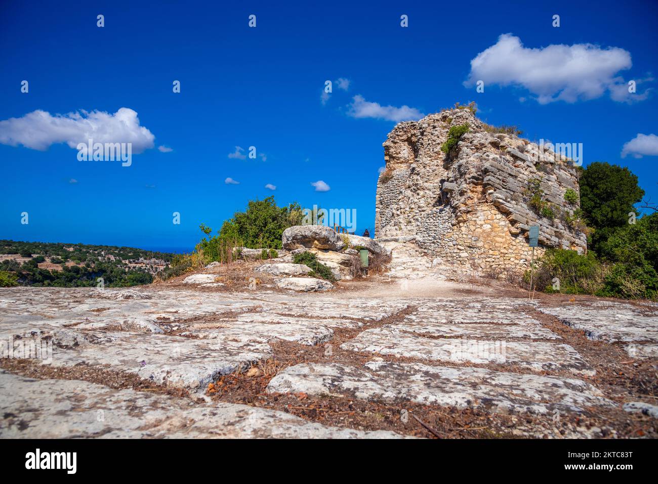 The archaeological site at Eleftherna (Eleutherna) on Crete, Greece ...