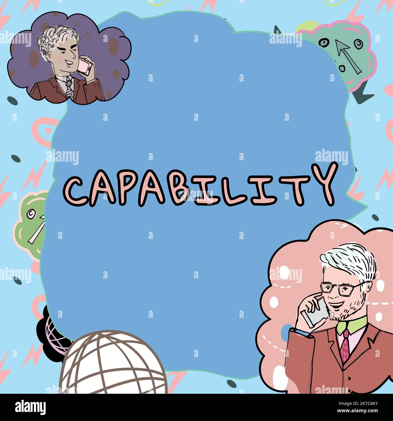 Text sign showing Capability, Business showcase the facility or ...