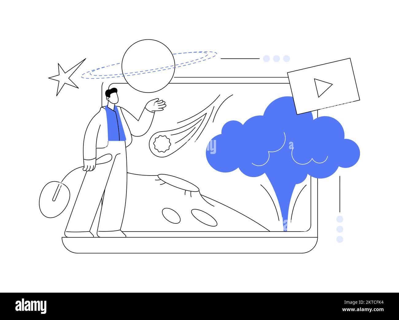 Special effects design abstract concept vector illustration Stock ...