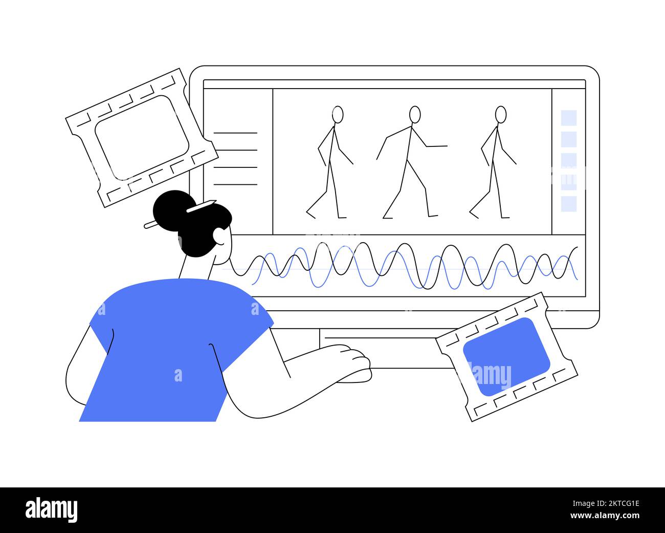 Digital animation designer Cut Out Stock Images & Pictures - Alamy