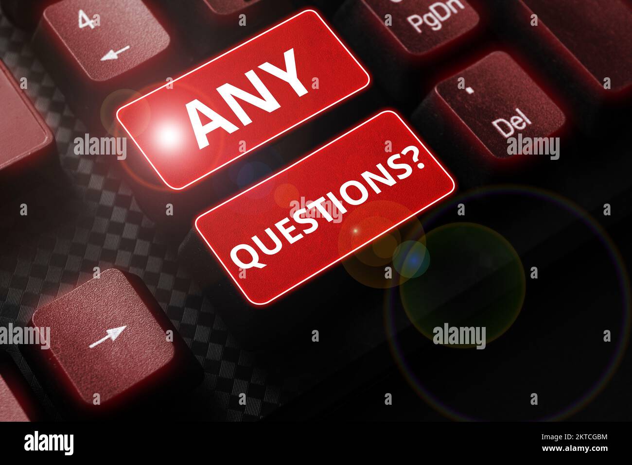 Sign displaying Any Questions, Word for Something that you say or write ...