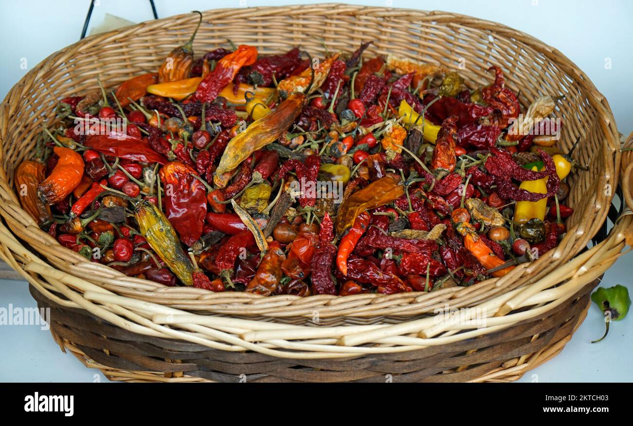 exotic spices from madeiras famous farmers market in funchal Stock ...