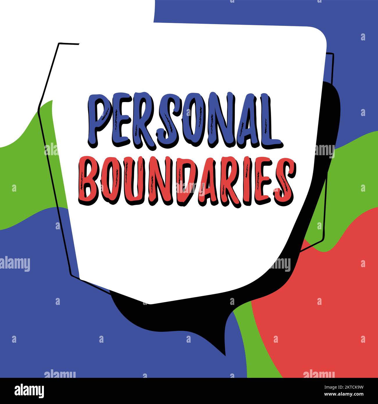 Writing displaying text Personal Boundaries, Internet Concept something ...