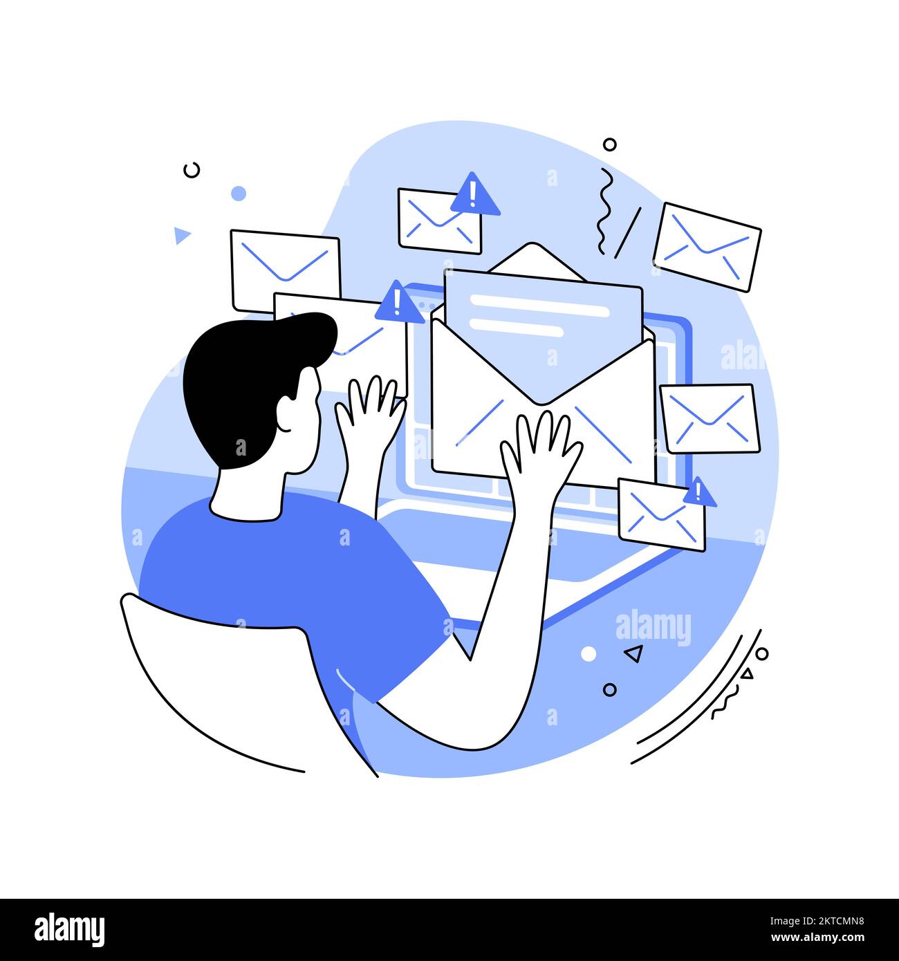 Spam isolated cartoon vector illustrations Stock Vector Image & Art - Alamy