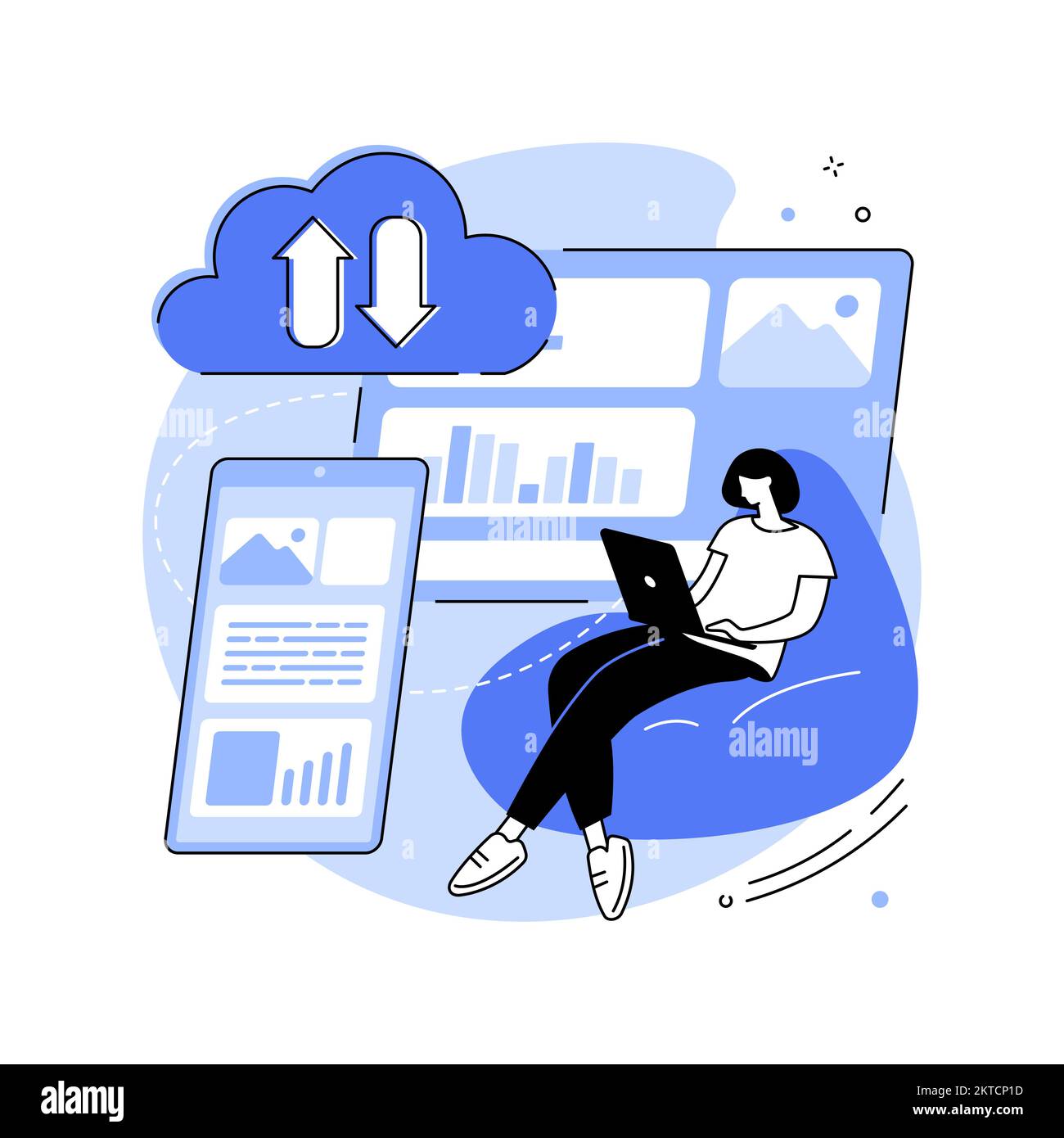 Backup Data Cartoon Backup Data Cartoon