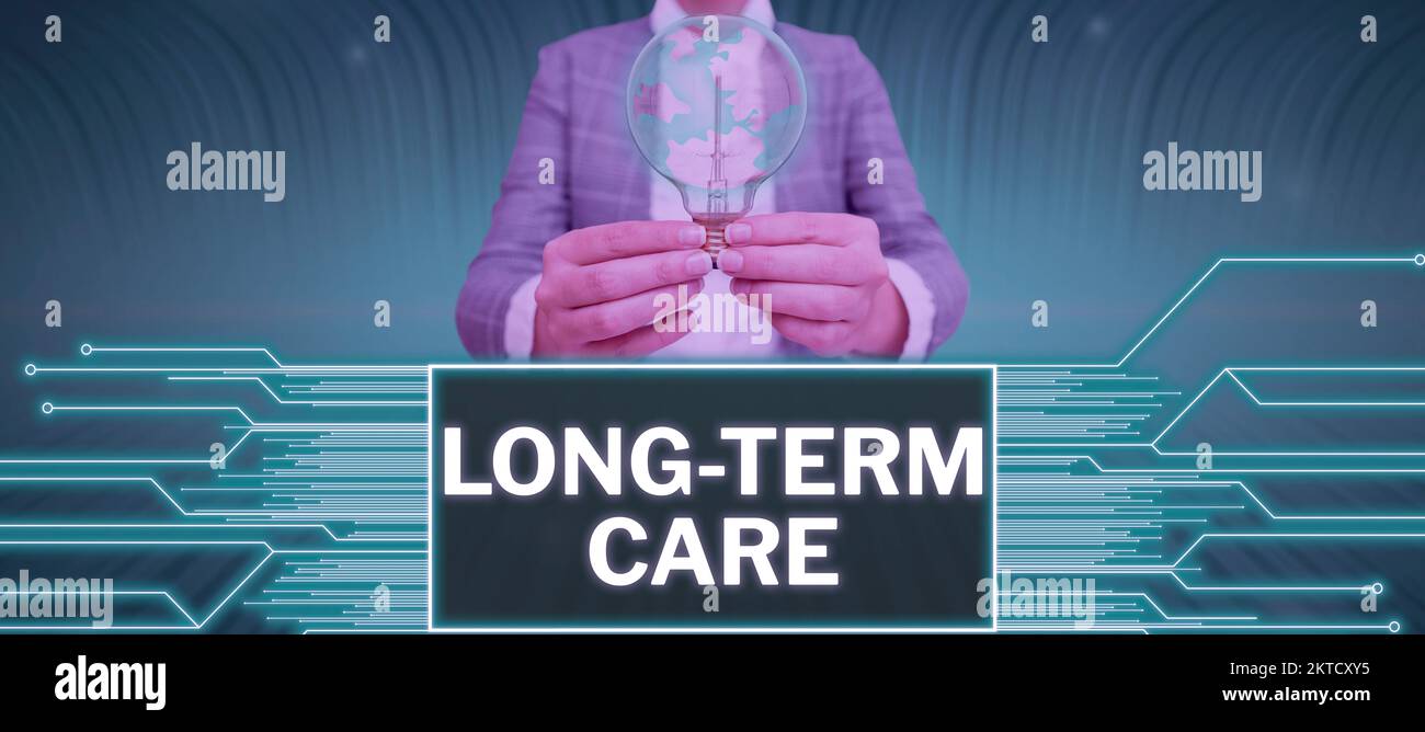 Inspiration showing sign Long Term Care, Internet Concept Adult medical ... Inspiration showing sign Long Term Care, Internet Concept Adult medical ...