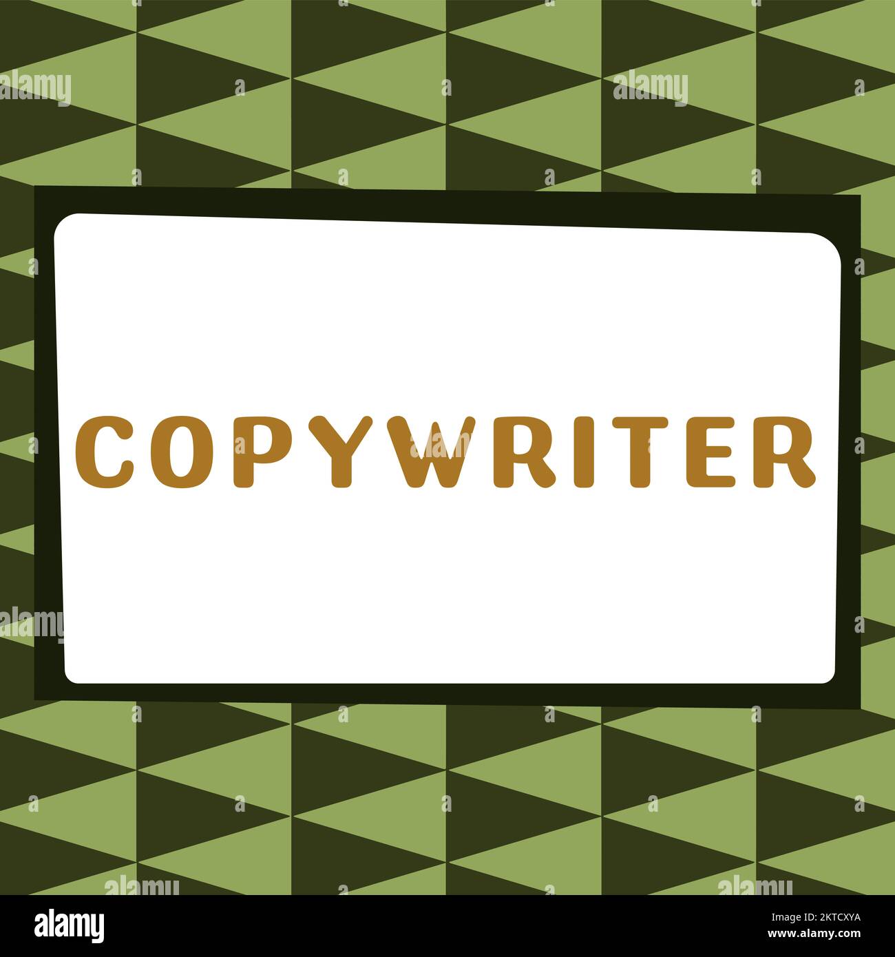 Handwriting text Copywriter, Business approach writing the text of ...