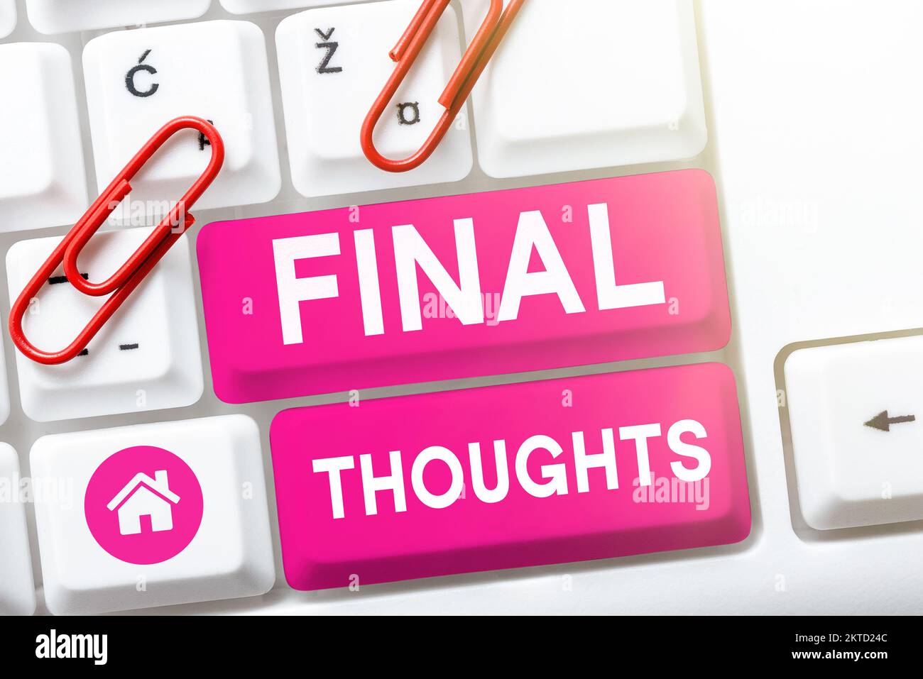 Text caption presenting Final Thoughts, Internet Concept Conclusion ...