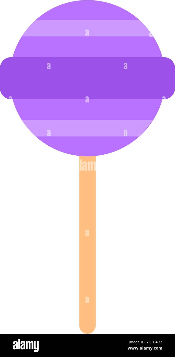 Purple lollipop flat icon Stock Vector Images - Alamy
