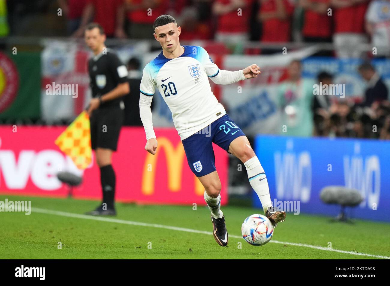 Phil Foden of England during the FIFA World Cup, Qatar. , . in Rayan ...