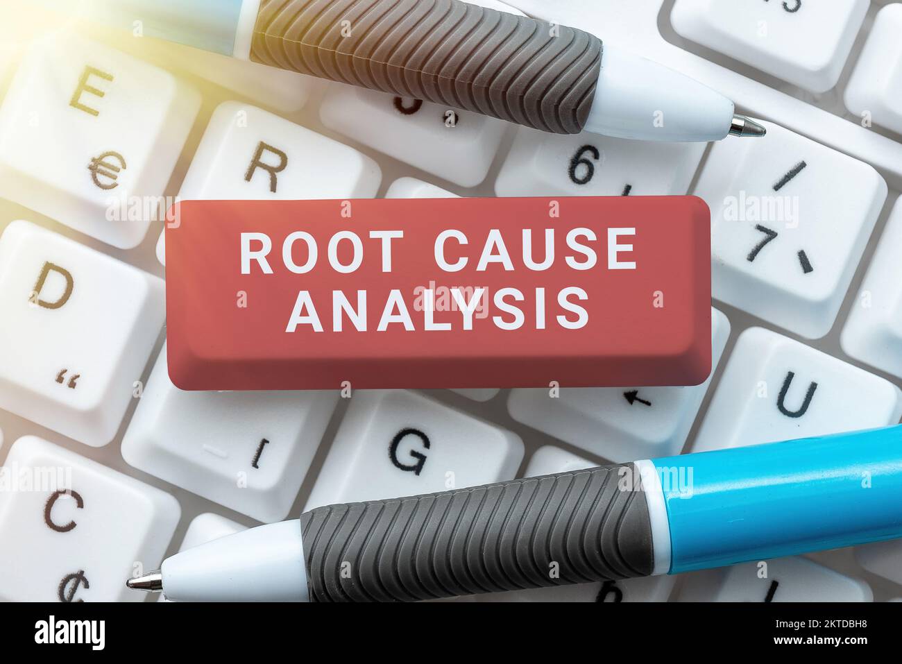 Text sign showing Root Cause Analysis, Business showcase Method of Problem Solving Identify ...